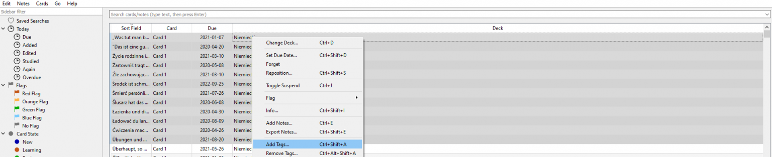 Anki Flashcard Template1 - The Universe Of Memory